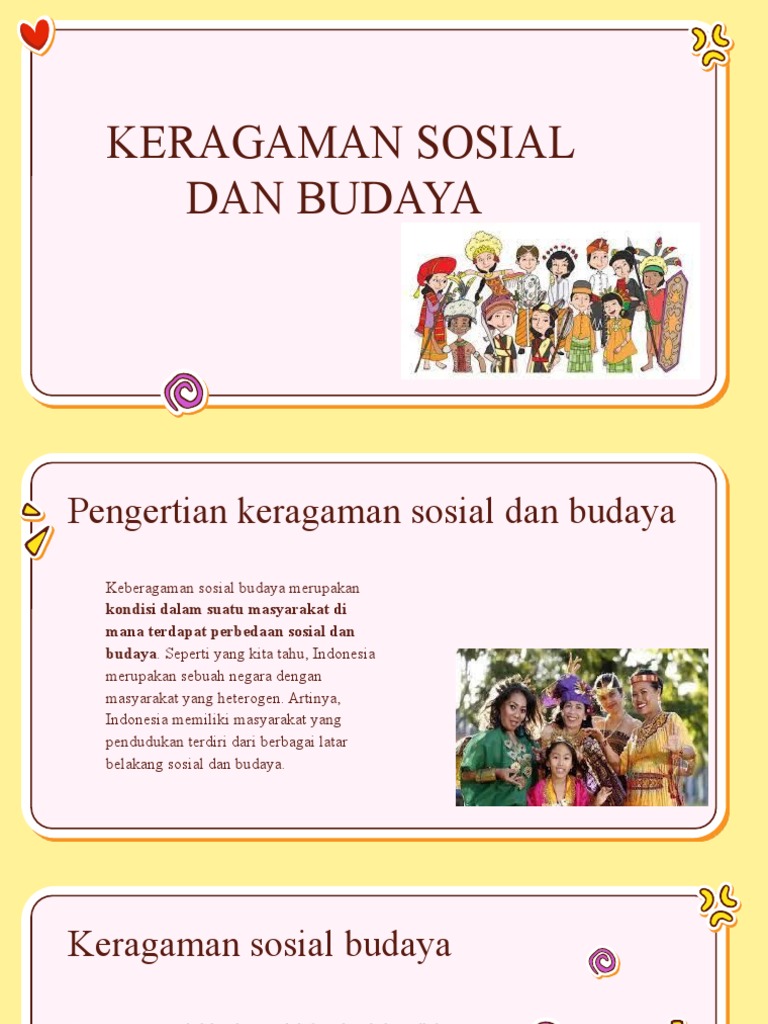 Keragaman Sosial Dan Budaya | PDF | Ilmu Sosial