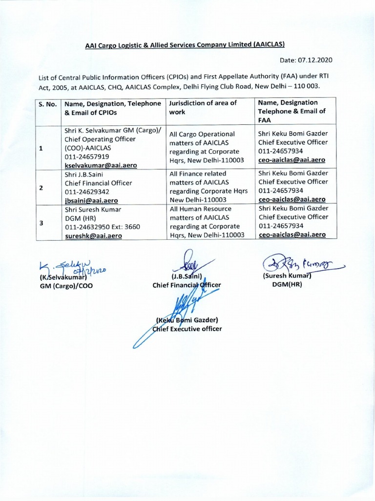 AAI Cargo Logistics | PDF