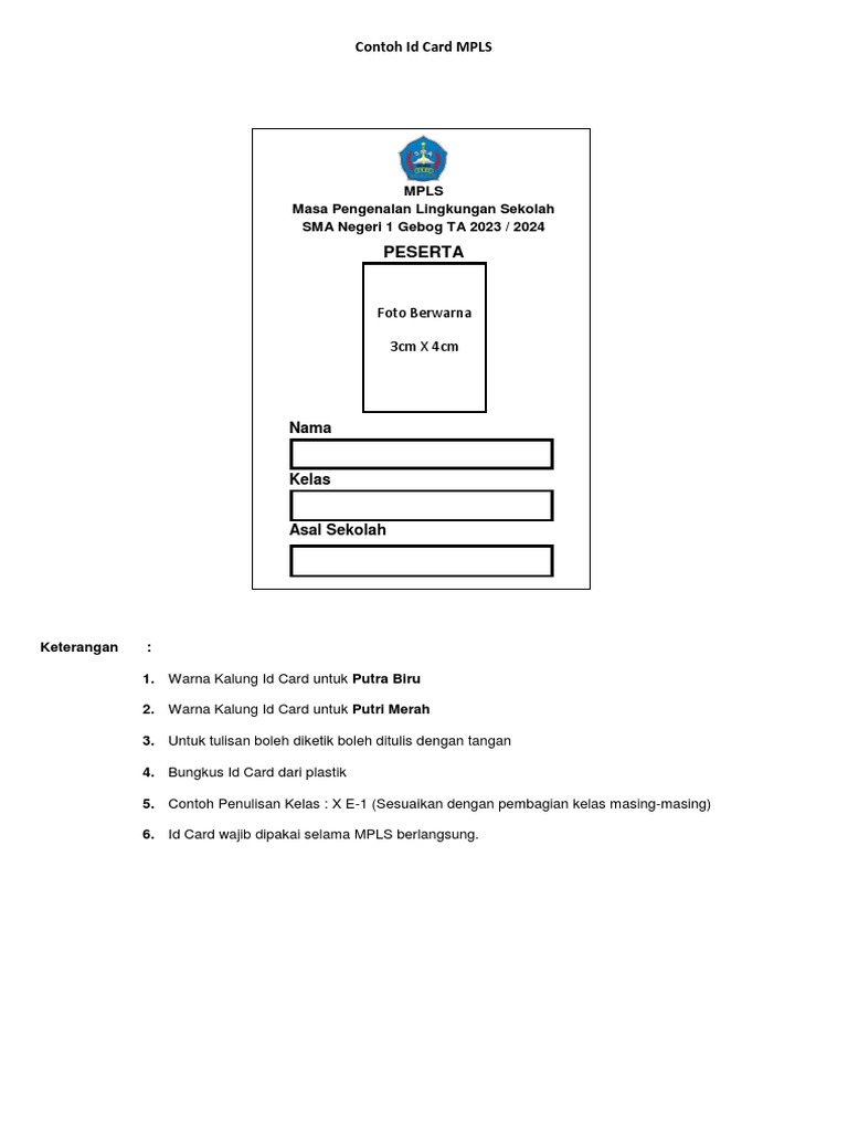 ID Card MPLS-1 | PDF