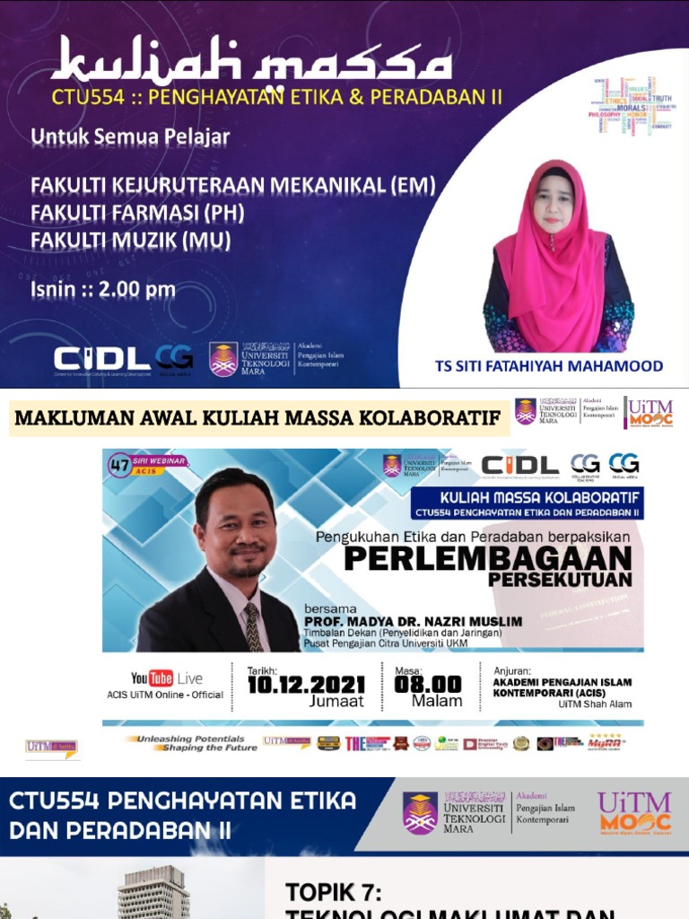 SFM M08 Topik 7 - TEKNOLOGI MAKLUMAT DAN KOMUNIKASI PENGGERAK ...