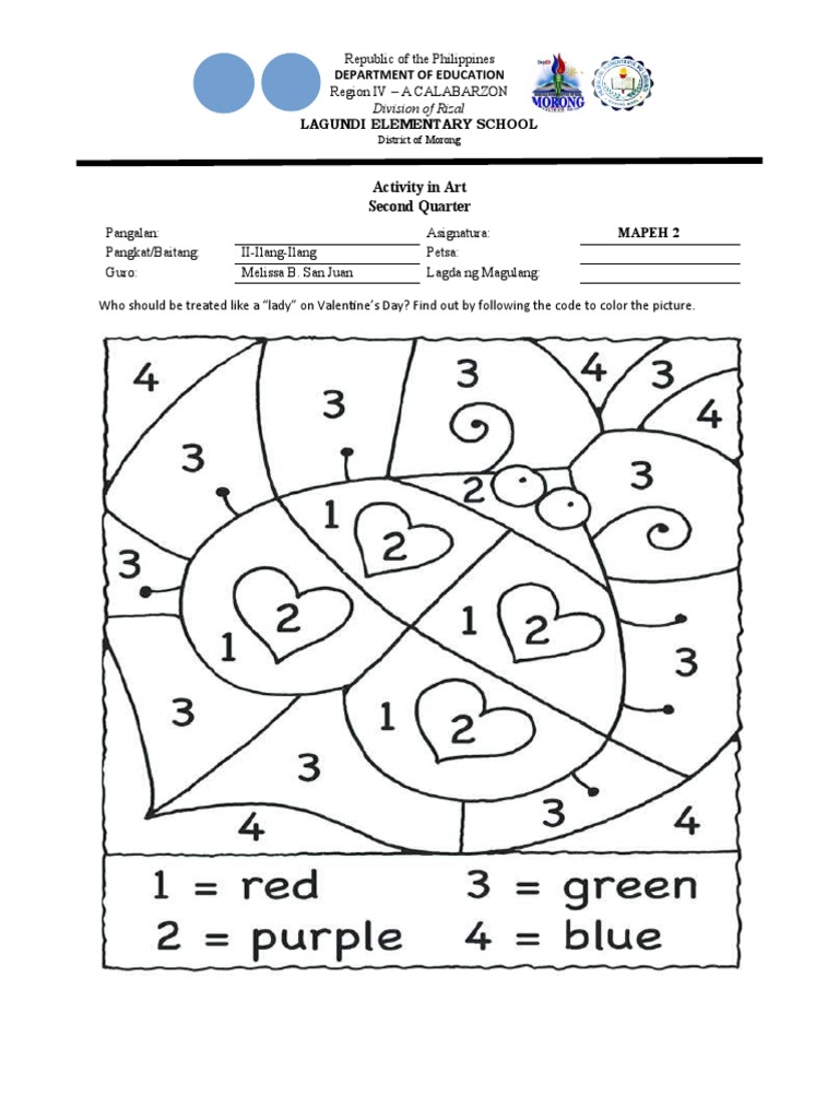 Valentine's Day Art Activity for Kids | PDF