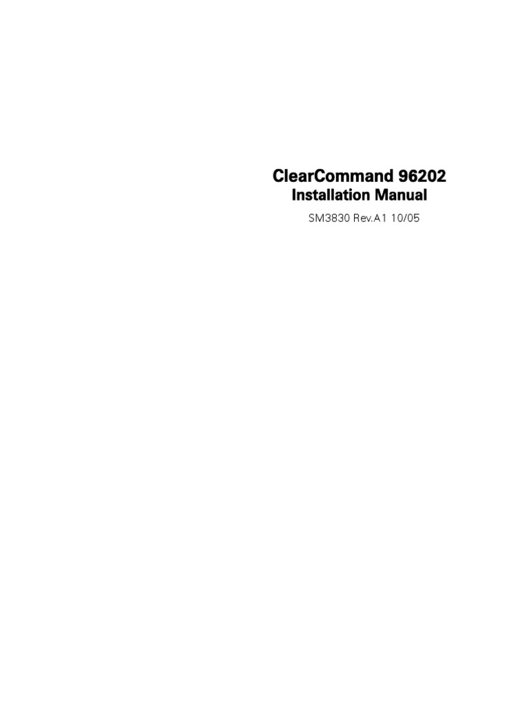 ClearCommand 96202 Installation Manual | PDF | Manual Transmission ...