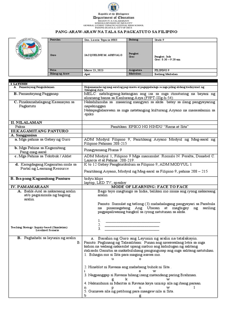 Dlp-Module-Rama-At-Sita (2) Jacque | PDF