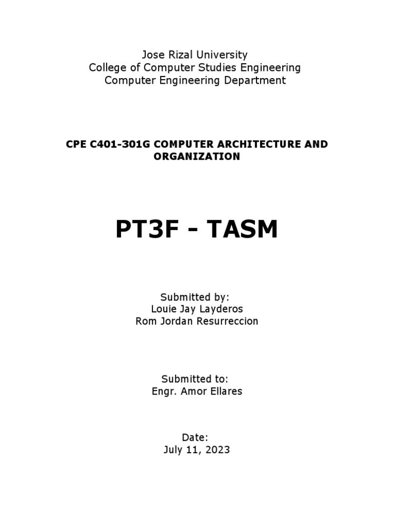 PT3F - TASM - Layderos - Resurreccion | PDF PT3F - TASM - Layderos - Resurreccion | PDF