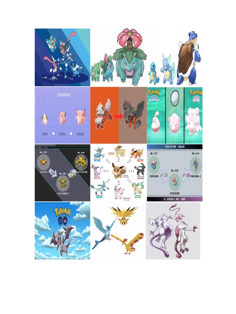 Pokemon Evolution | PDF