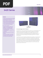 5520 Extreme Datasheet | PDF | Network Switch | Computer Network