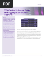 Switch L2 - L3 7520 Series Extreme Datasheet | PDF | Network Switch | I Pv6