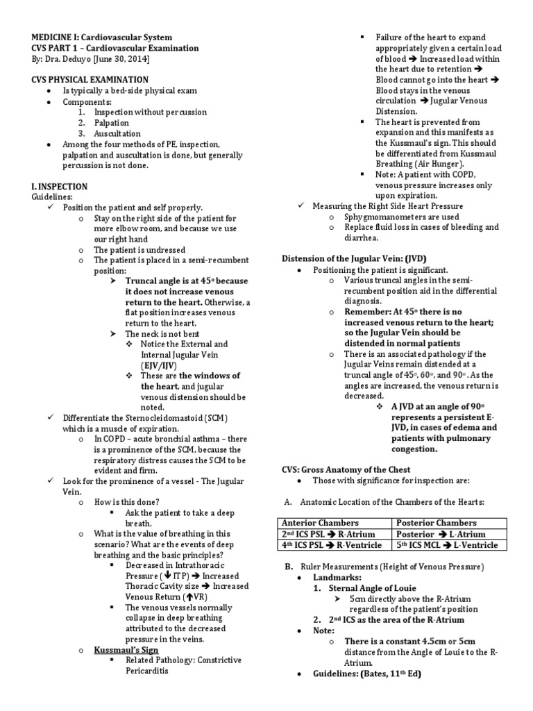 Cardiovascular Exam Guide | PDF | Heart Valve | Ventricle (Heart)