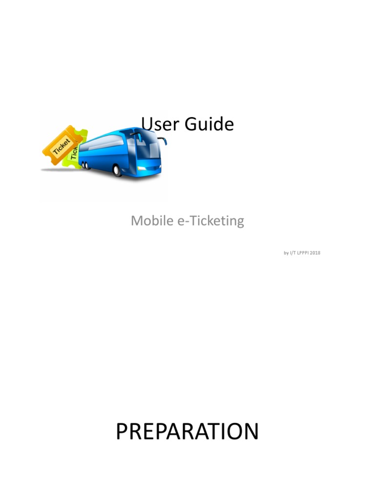 Panduan Mobile e-Ticketing 2018 | PDF