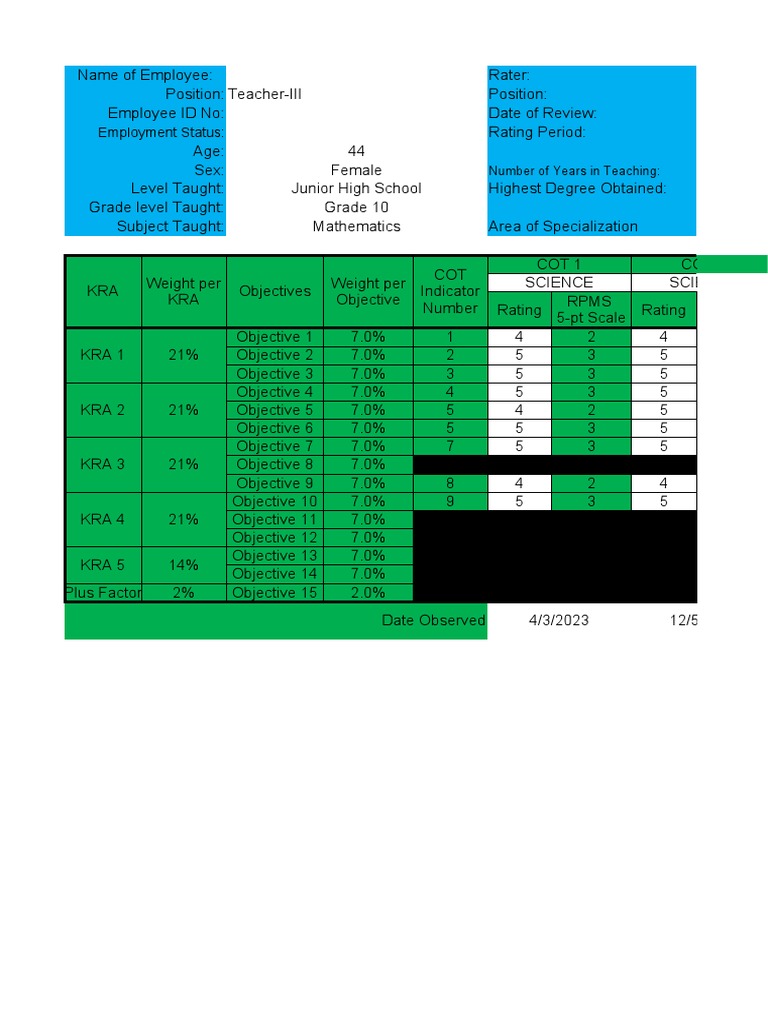 UPDATEDIPCRF-2022-2023-for-T1-T3-v11 | PDF | Learning | Educational Assessment