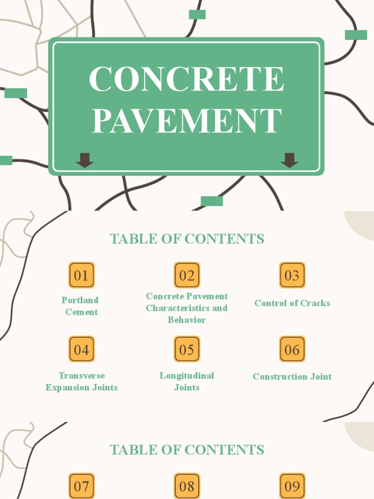 Concrete Pavement Report | PDF | Concrete | Road Surface