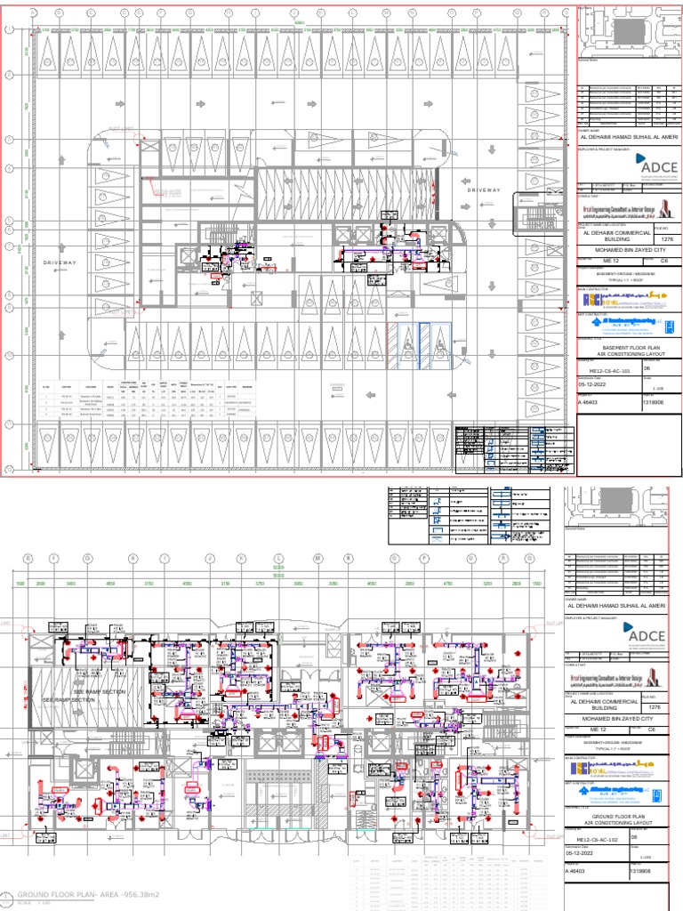 Basement and Ground Floor AC Layout | PDF | United Arab Emirates | Asia
