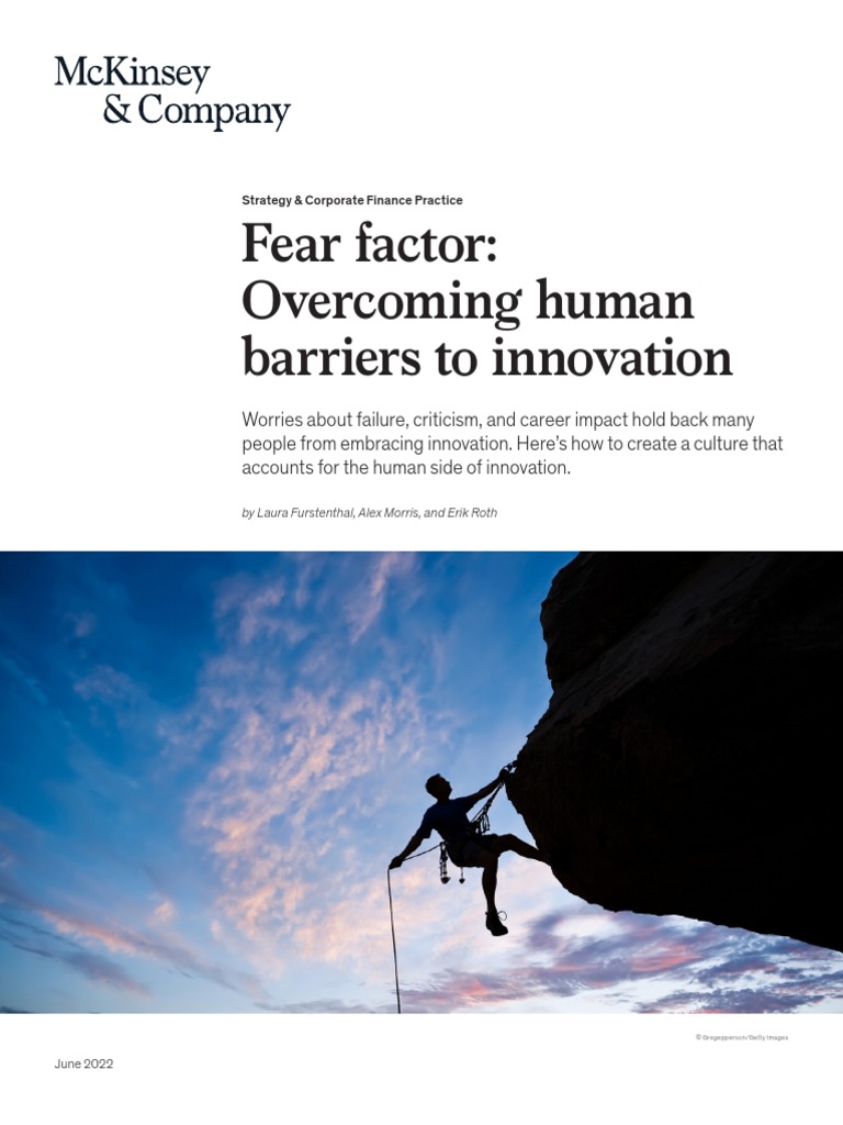 McKinsey Fear-Factor-Overcoming-Human-Barriers-To-Innovation | PDF ...