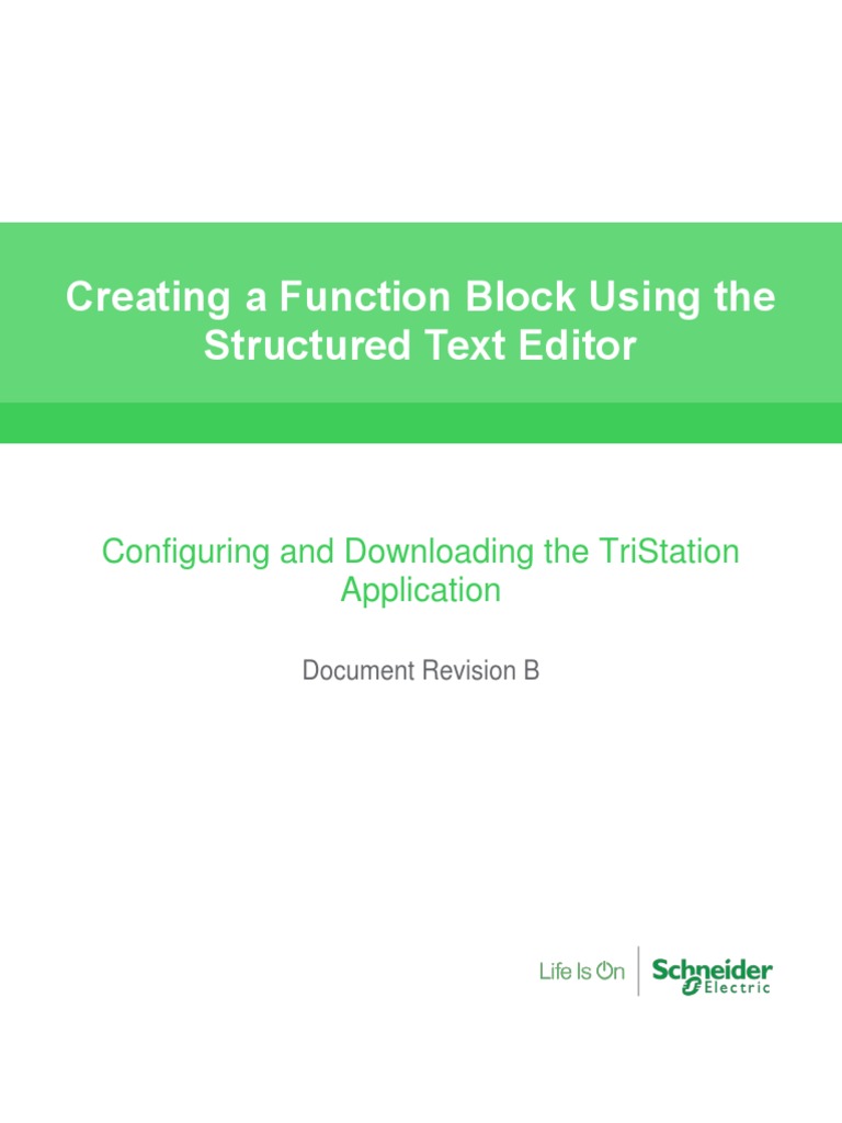 Creating A Function Block Using The Structured Text Editor - LAB1 - 2 ... Creating A Function Block Using The Structured Text Editor - LAB1 - 2 ...