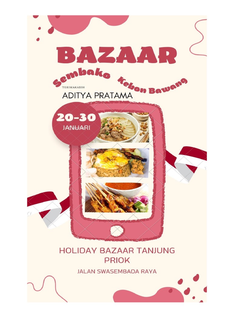 PROPOSAL Bazaar Sembako | PDF