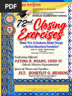 DepEd Secretary's Graduation Message 2024 | PDF | Wellness