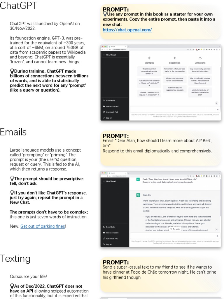 ChatGPT Prompts 使用场景 | PDF | Regular Expression | Computing