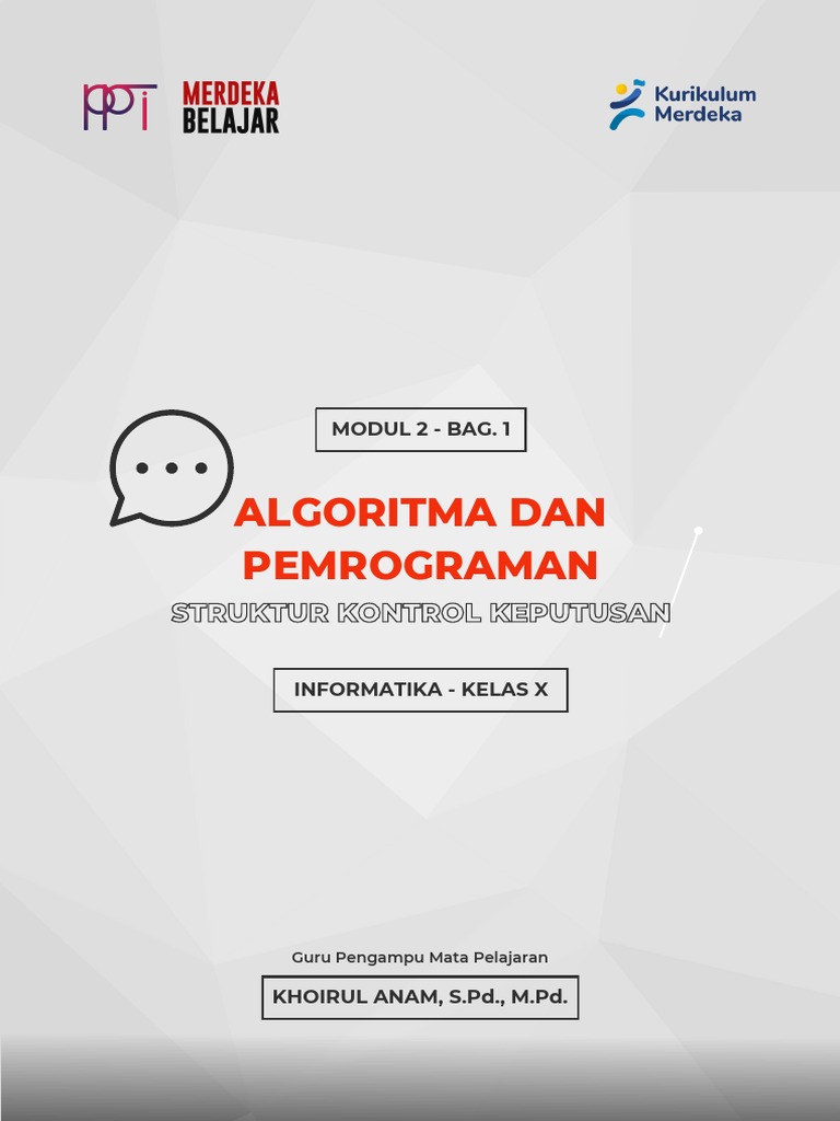 BAB 7 - Modul 2 Bag. 1 - Struktor Kontrol Keputusan | PDF | Teknologi & Rekayasa