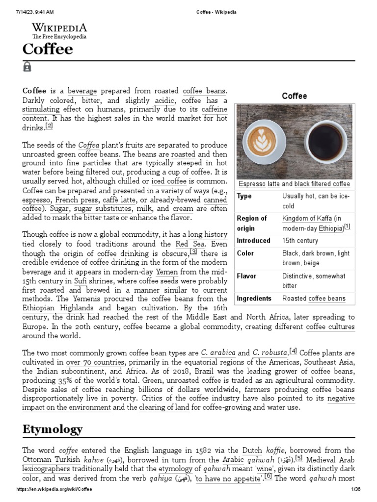 Coff | PDF | Coffee | Drink