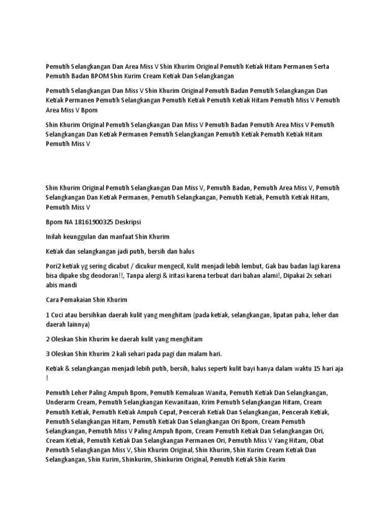 Shin Kurim | PDF | Kesehatan Holistik