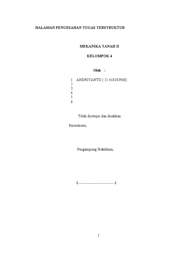 LAPORAN MEKTAN 2 Kelompok 4 | PDF