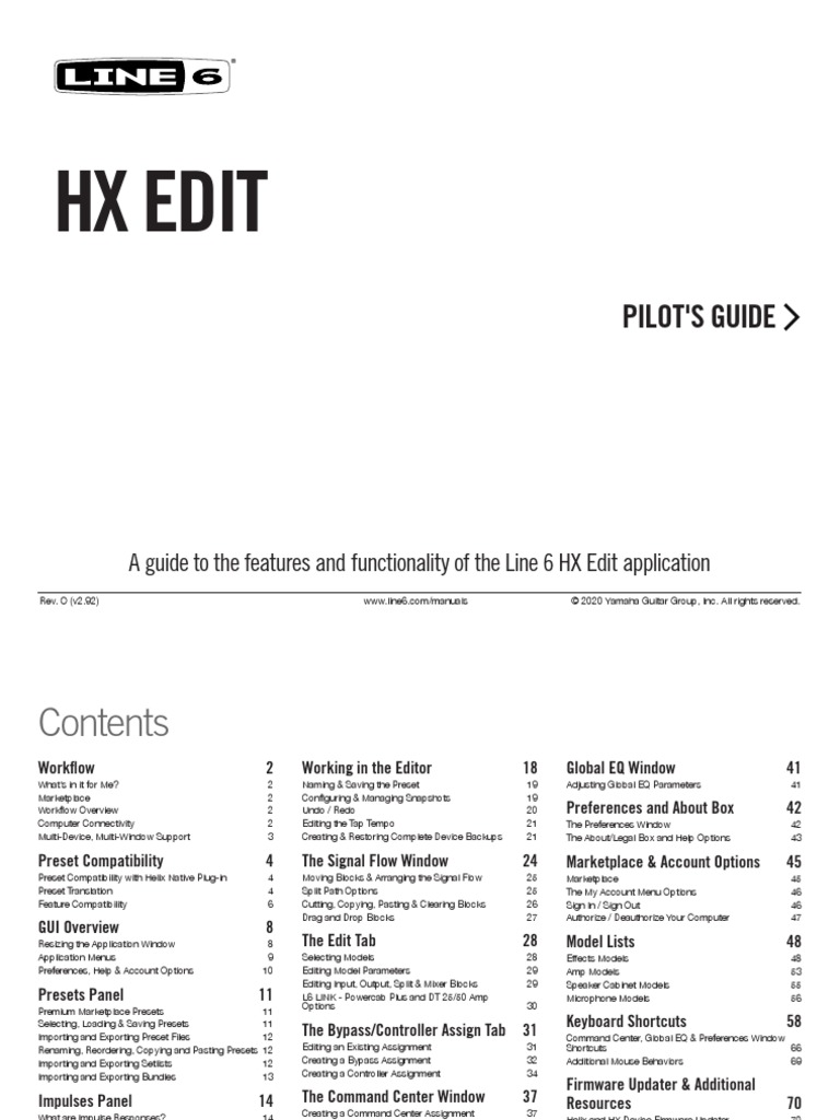 HX Edit Pilot's Guide - English | PDF | Window (Computing) | Microsoft ...