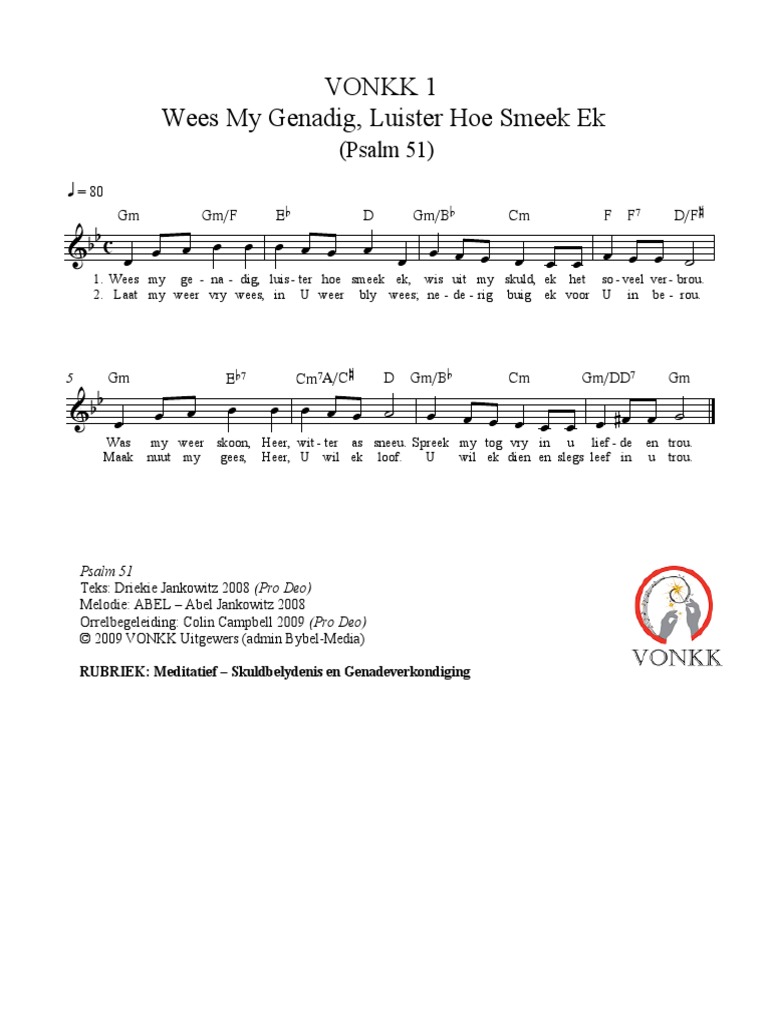 VONK Lied 001 | PDF