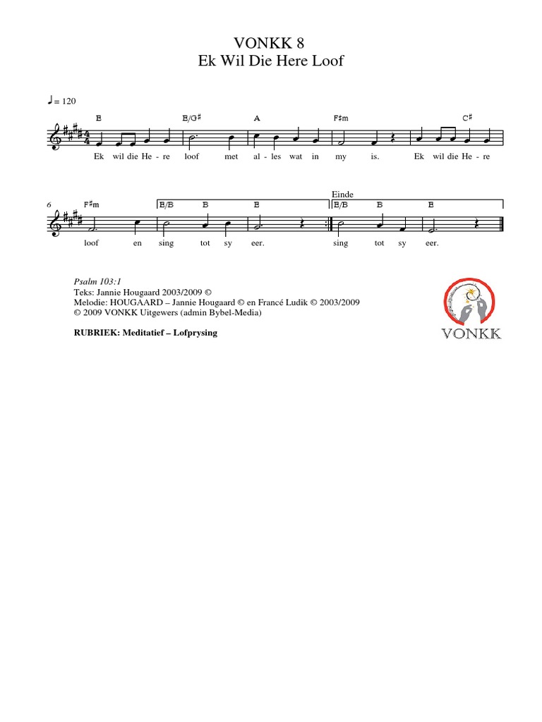 VONK Lied 8 | PDF