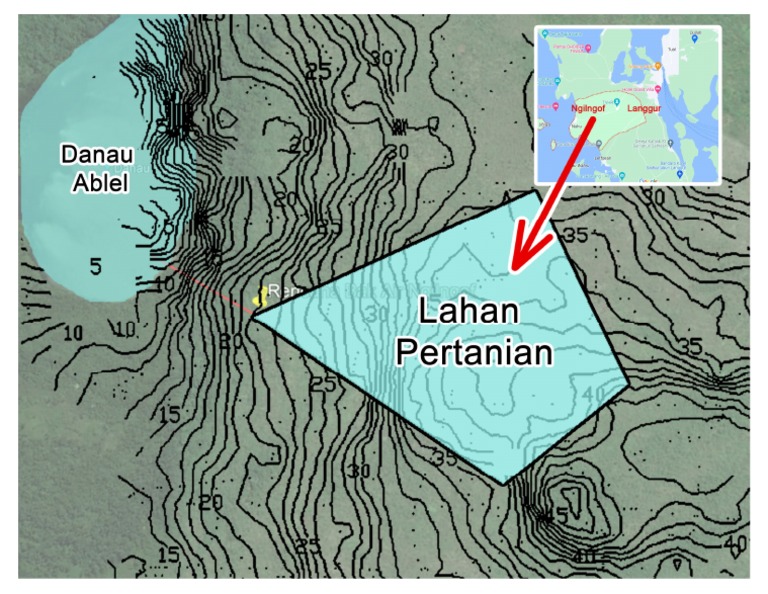 Peta Geospasial Ngilngof | PDF