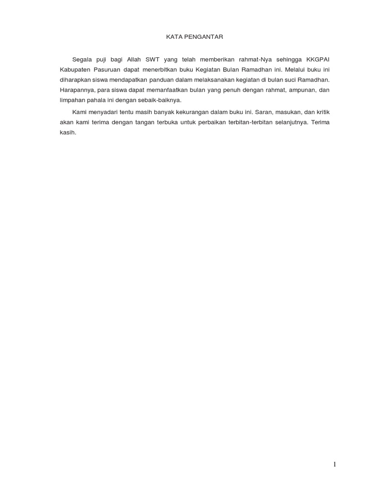 Buku Romadhon Kelas Tinggi | PDF