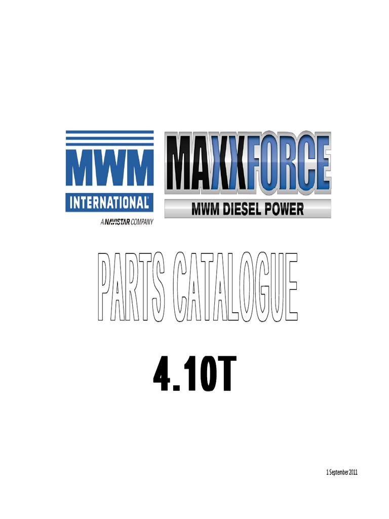 4.10T Parts Catalog (Ok) | PDF | Piston | Pump
