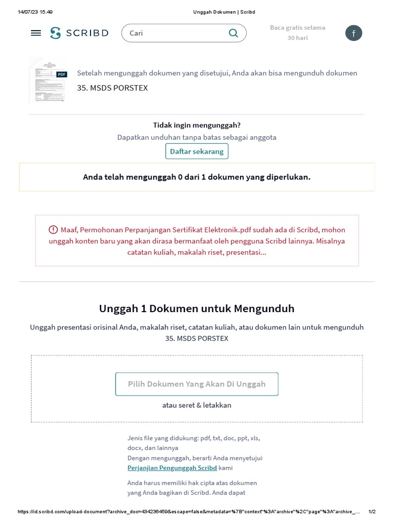 Cara Download Scridb | PDF
