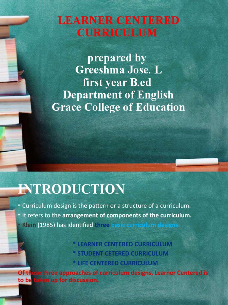 Learner Centered Curriculum | PDF | Curriculum | Learning
