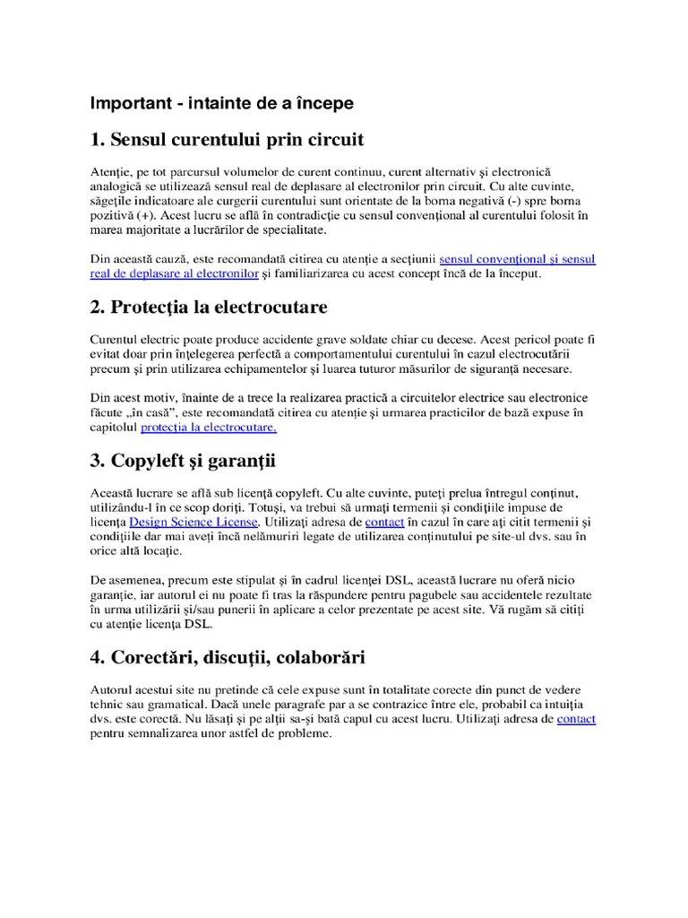 Curs Electrician Aplicatii Practice | PDF