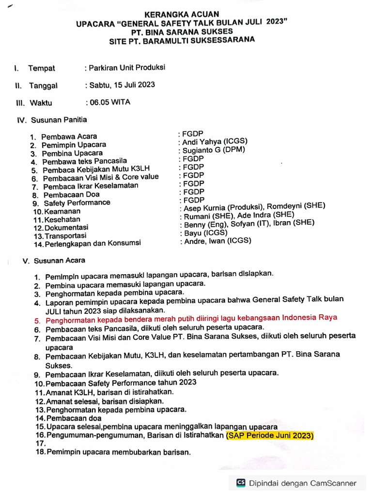 General Safety Talk | PDF