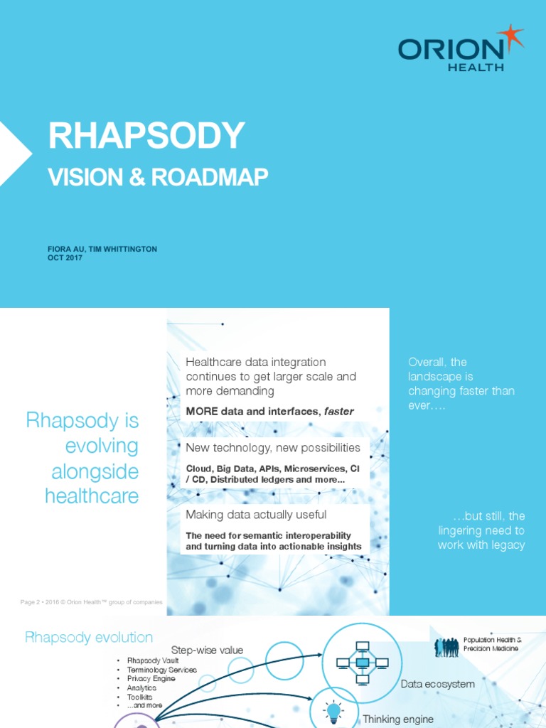 Rhapsody Product Update Vision and Roadmap | PDF | Software | Computing