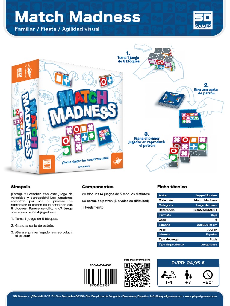 Match Madness: Juego de Velocidad y Percepción | PDF