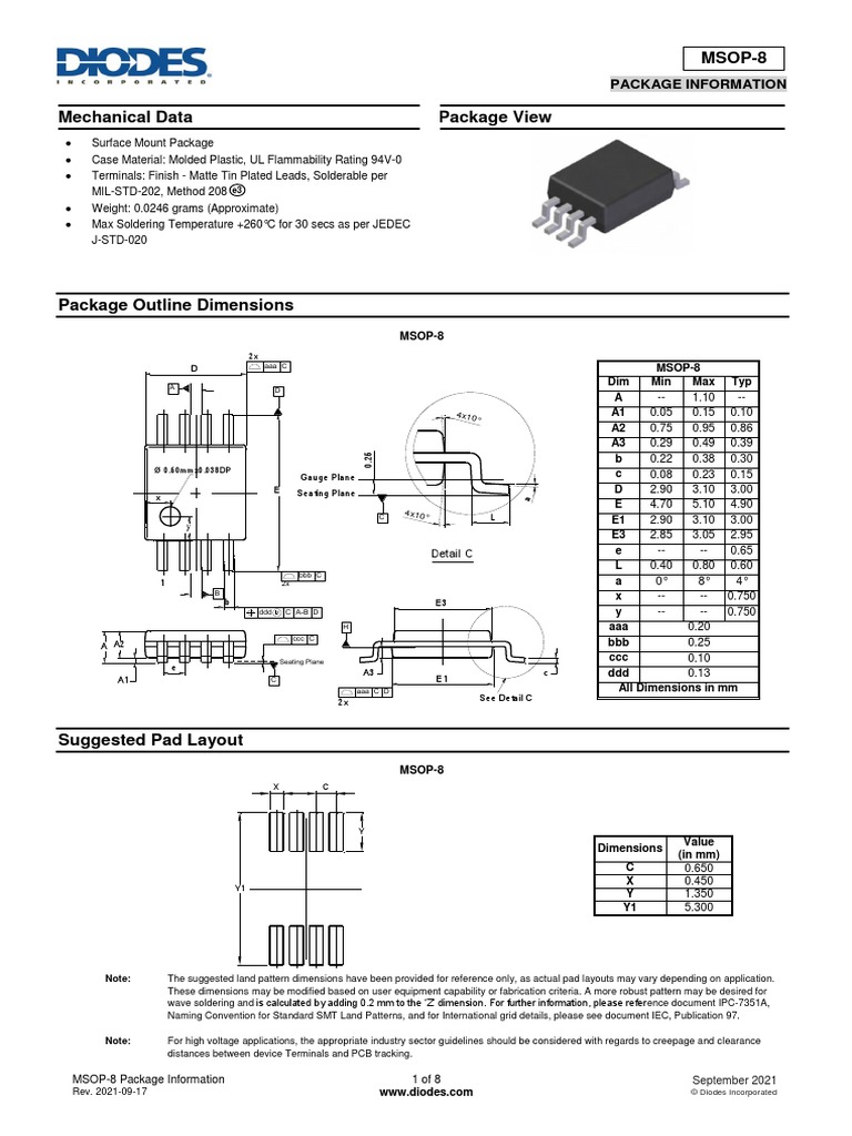 Msop 8 | PDF | Electrical Engineering | Electricity