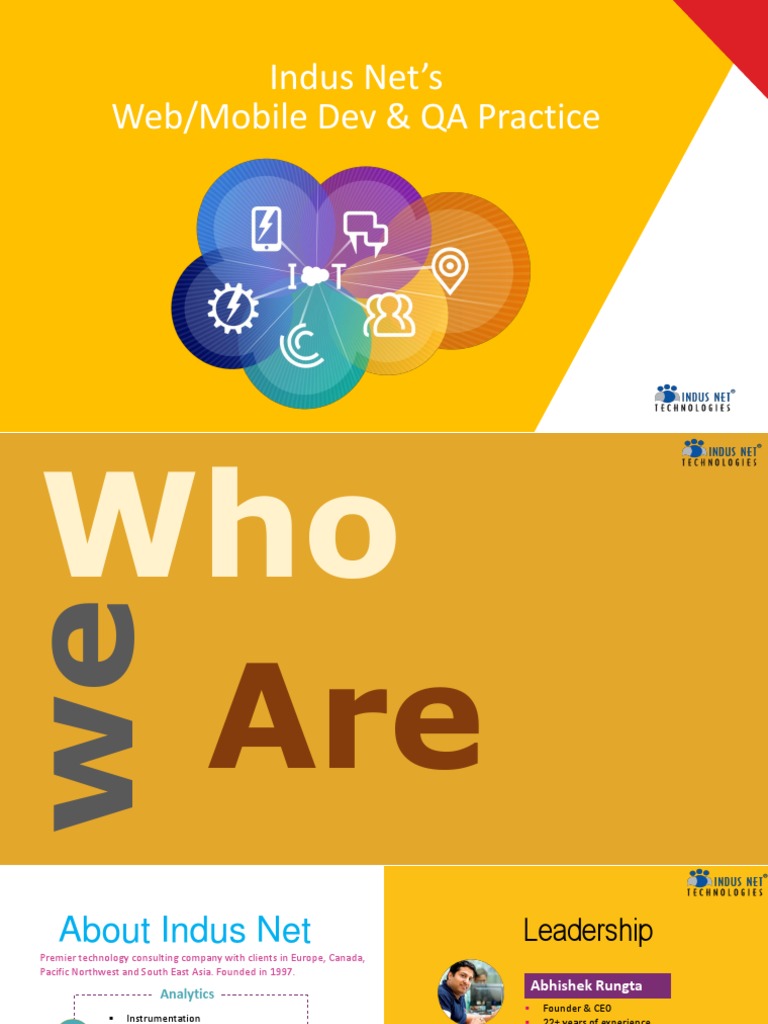 Indus Net's Digital Practice | PDF | Mobile App | Ios