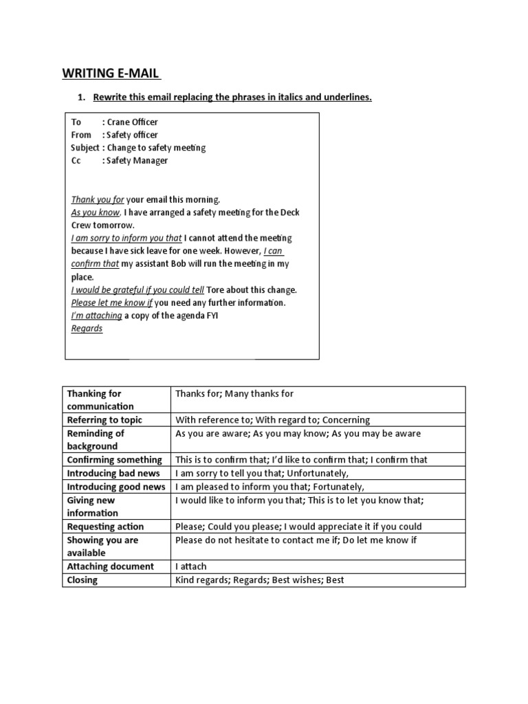 Writing e Mail | PDF | Ellipsis | Cognitive Science