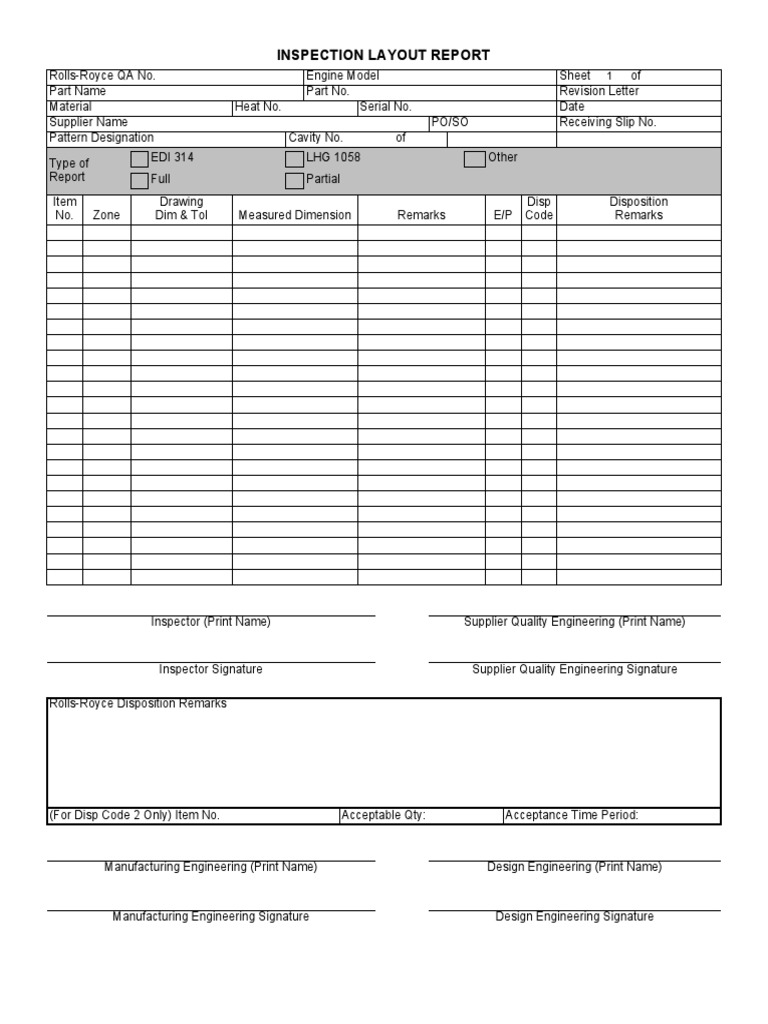 Inspection Layout Report (1) | PDF
