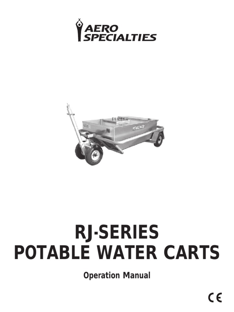 RJ-SERIES PotablE WatER CaRtS - Aeroservicios | PDF | Battery Charger ...