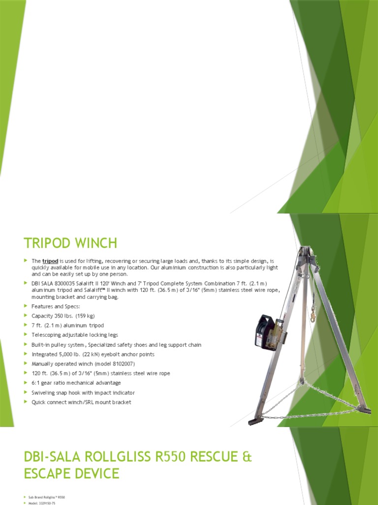 Rescue Equipment Training | PDF | Tripod (Photography) | Materials