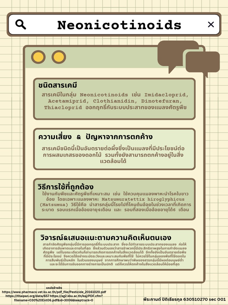Neonicotinoids | PDF