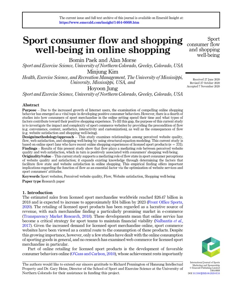 Bomin Paek and Alan Morse, Minjung Kim, & Hoyoon Jung, 2020. Sport ...