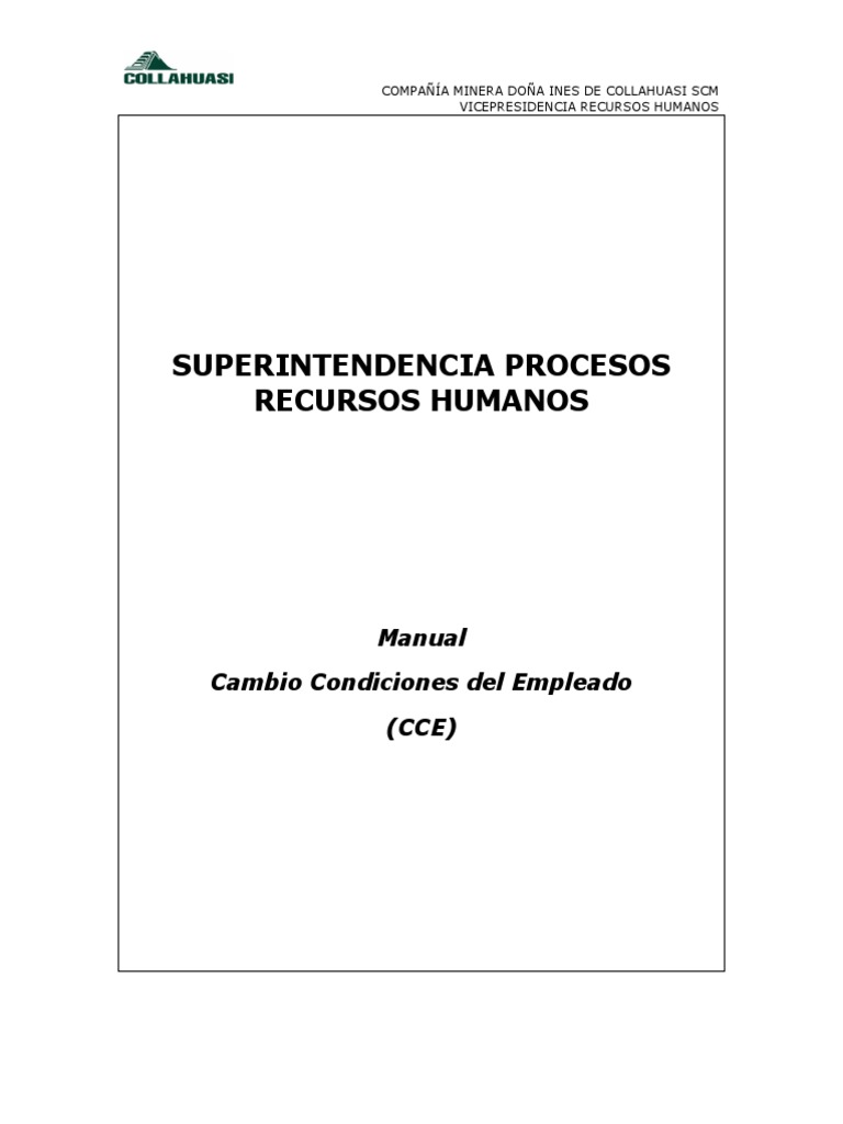 Manual Aplicación CCE | PDF | Usuario (informática) | Gestión de recursos humanos