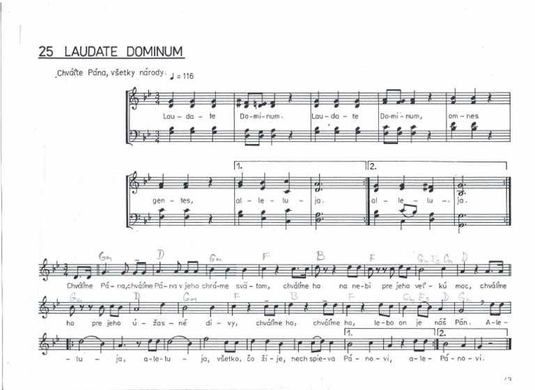 Taize - Laudate Dominum | PDF