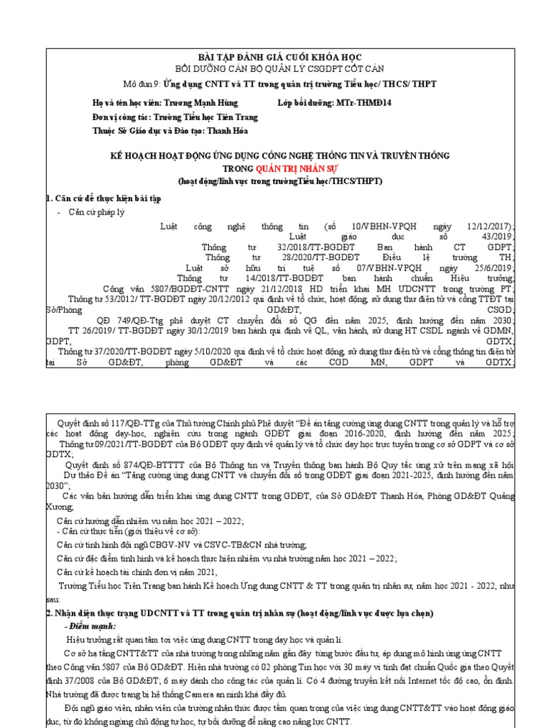 Bai-tap-cuoi-khoa-Nhom-2 | PDF
