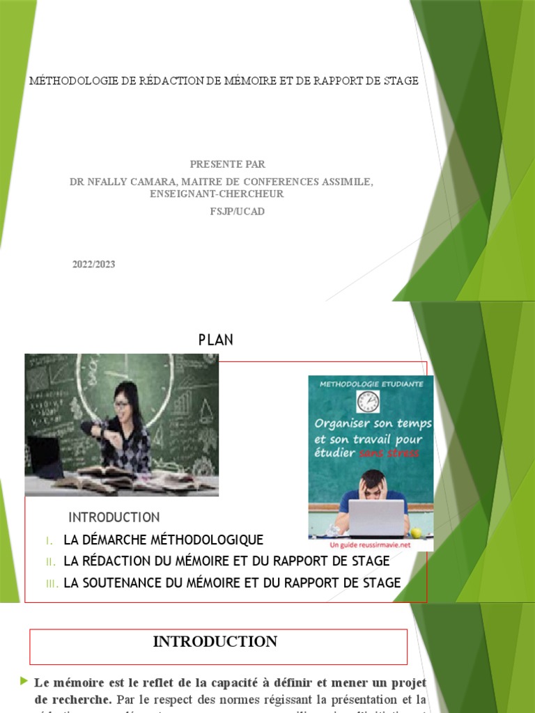 MÉTHODOLOGIE DE RÉDACTION DE MÉMOIRE | PDF | Mémoire | Écriture