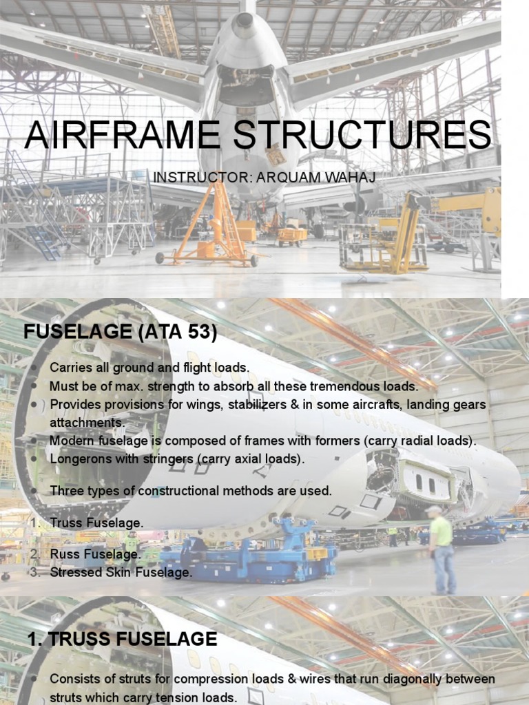 Aircraft Airframe Structures Overview | PDF | Fuselage | Aircraft